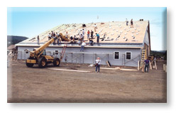 The Building of Spirit Station | Pittsburg New Hampshire